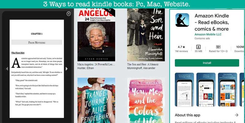 3 ways to read kindle books on PC or Mac or Website – Ebookifi.com